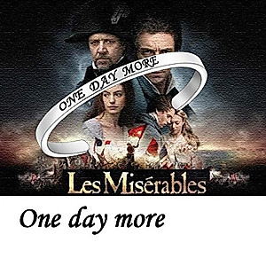 CENWA Musical Necklace Inspired Jewelry 24601 One Day More Musical Jewelry Gift for Theatre Lover (one day more cuff br S)