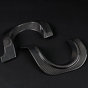 JSWAN Real Carbon Fiber Tail Throat Upper Trim Cover Fit for Toyota Supra GR A90 A91 MK5 Exhaust Muffler Tail Pipe Upper Trim Cover Accessories