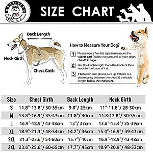 AOFITEE Dog Snowsuit, Waterproof Dog Winter Coat, Windproof Warm Dog Puffer Jacket, Zip Up Dog Cold Weather Coats with Reflective Stripes and Collar, Outdoor Dog Apparel for Small Medium Dogs