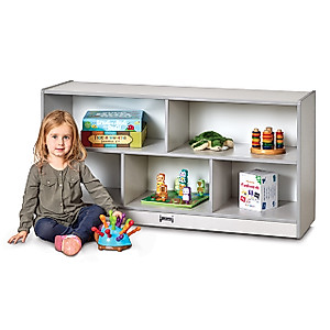 Jonti-Craft Rainbow Accents 0324JCWW000 Toddler Single Mobile Storage Unit - Gray