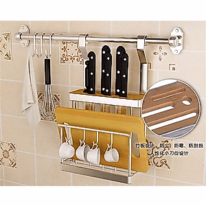 Plate Rack Multi-Purpose Kitchen Storage Shelf Wall Dish Rack Dish Drainer with Cutlery Tableware Draining Drying Storage Shelf Pan Plate Holder
