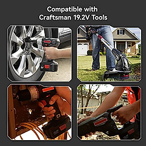 Moticett 3.6Ah Ni-Mh C3 Replacement Battery Compatible with Craftsman 19.2 Volt Battery 130279005 315.11375 315.115410 315.11485 1323903 120235021 11375 11376 Cordless Drills