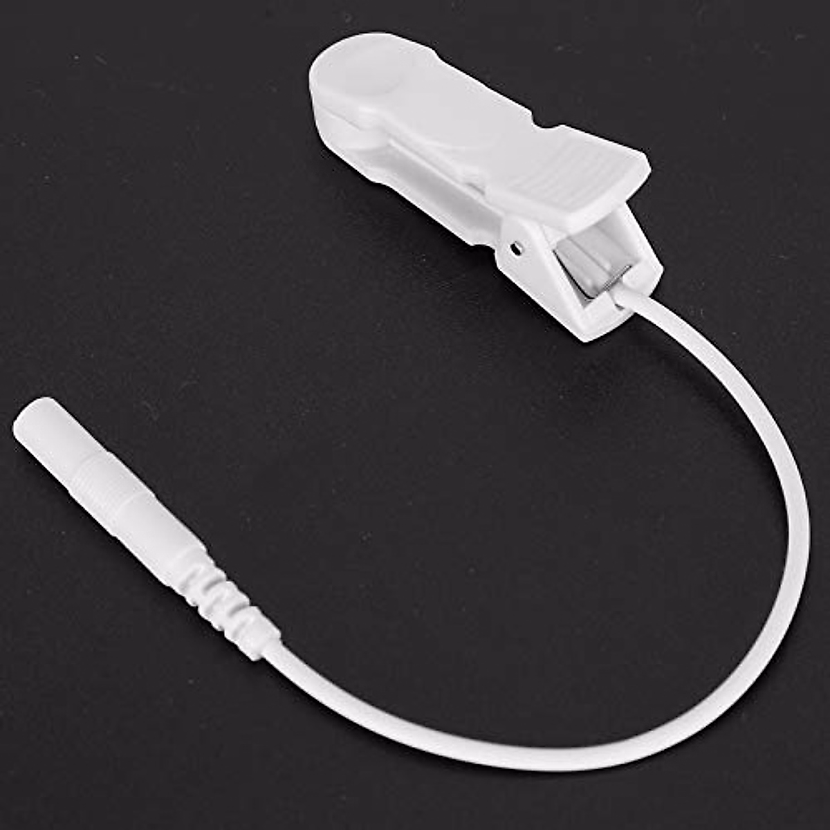 Electrode Cable, ANGGREK 10 Pcs 2.0 Mm Ear Clip Electrode Cable Connection Cable for Digital Tens Massage Machine