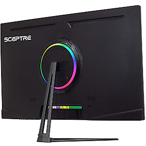 Sceptre 32" QHD 1440P 2560x1440 LED Monitor HDMI DisplayPort Up to 85Hz Build-in Speakers Blue Light Shift, Machine Black 2020 (E325W-2560AD)