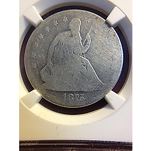 1875 CC Sitting Liberty Half Dollar 50C AG Details NGC
