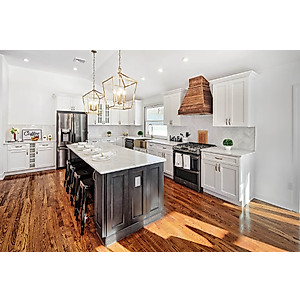 30" Castlewood Rustic Shiplap Chimney Range Hood - Brown (42-1/2" H | 31" W | 20-3/8" D) (No Ventilator/Liner)