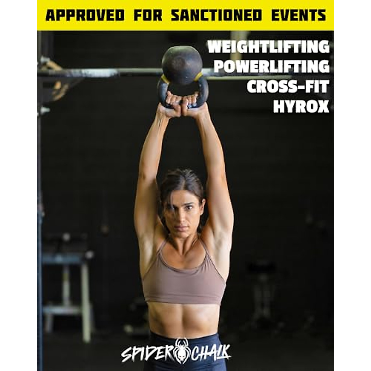 SPIDER CHALK Extreme Grip No Mess Weightlifting Liquid Chalk Made in The USA - Lab-Grade for Powerlifting and Gym