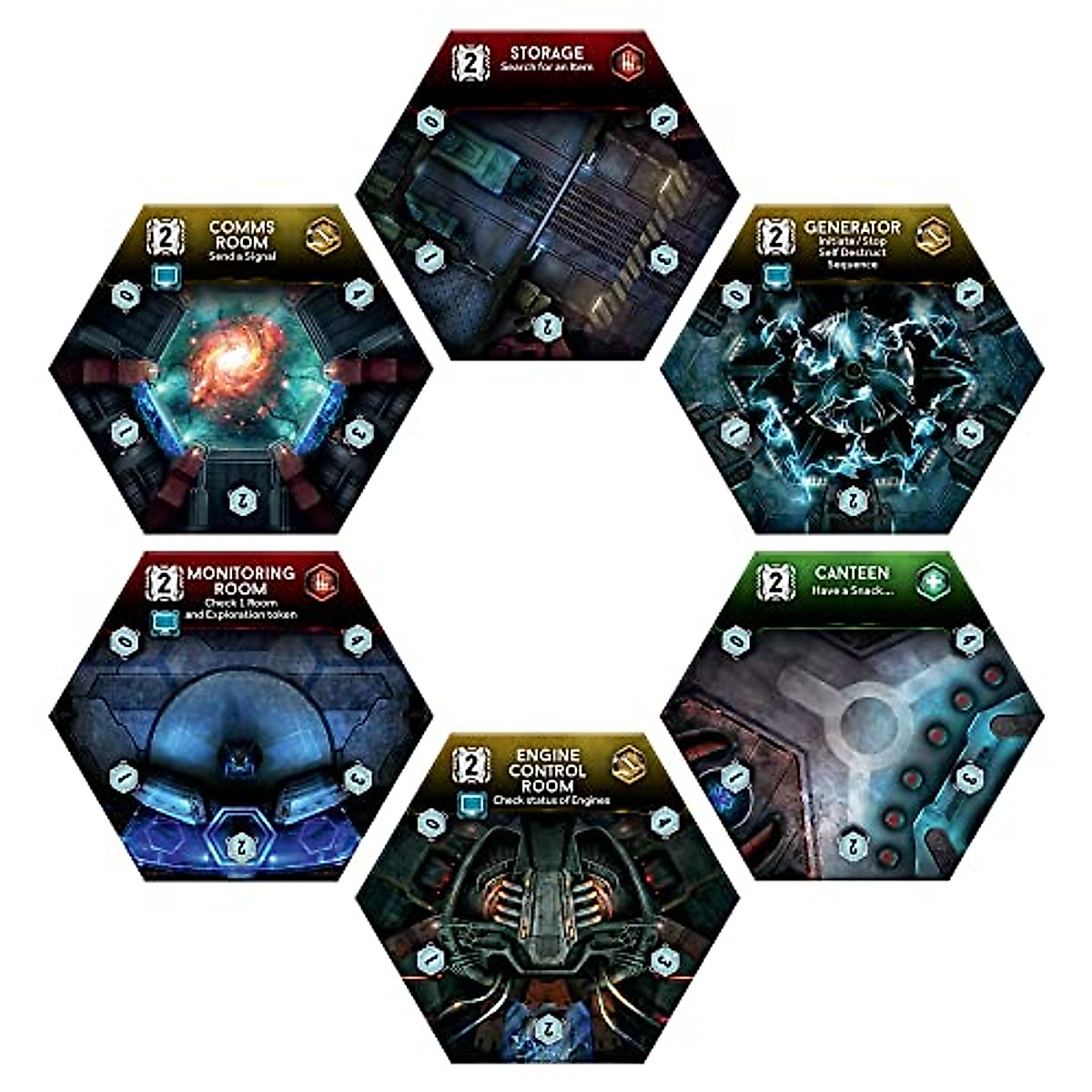Nemesis Board Game | Sci-Fi Horror | Miniatures | Strategy | Cooperative Adventure Game for Adults and Teens | Ages 14+ | 1 - 5 Players | Average Playtime 1-2 Hours | Made by Rebel