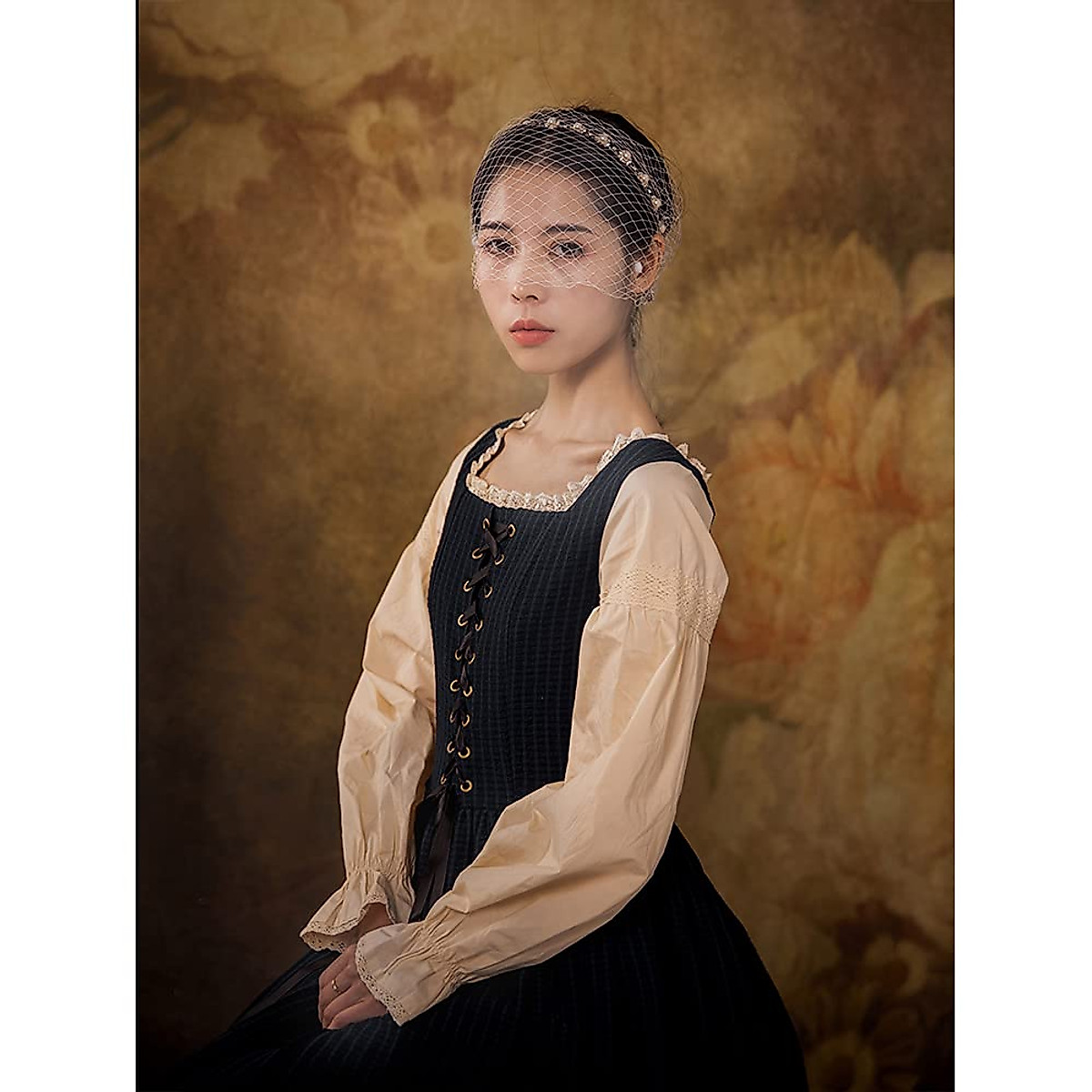 Kate 5x7ft/1.5x2.2m Abstract Brown Textured Photography Backdrops Flower Professional Photography Photo Studio Props