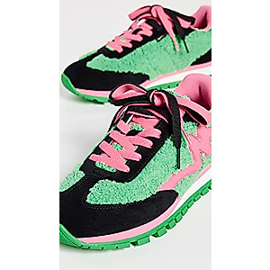 Marc Jacobs Women's The Teddy Joggers, Green Multi, 6 Medium US