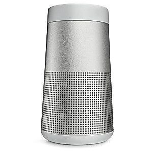 Bose SoundLink Revolve II Bluetooth Speaker, Luxe Gray with Charging Cradle