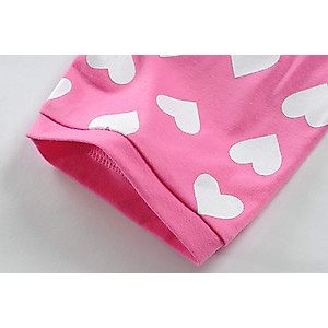 Little Girls Pajama Cute Rabbit Pjs Cotton Summer Short Sets Toddler Pjs Clothes Size 4t 5t