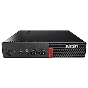 Lenovo Thinkcentre M910q Tiny PC Black - Intel Quad Core i5-6500T 2.5GHz / 8GB-DDR4 / 256GB SSD / Windows 10 Pro (Renewed)