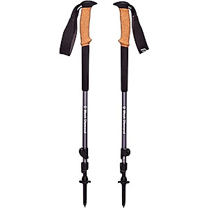 Black Diamond Mens Trail Cork Trekking Poles, Granite, One Size
