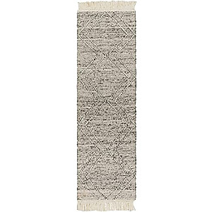 Hauteloom Malilipot Wool Living Room, Bedroom Area Rug - Gray, Beige - 8' x 10'
