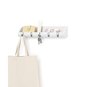 Umbra Cubby Entryway Organizer, White