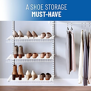 Closet Shelf Liner, Wire Shelf Liners for Closets and Pantry (Set of 4) 12 x 48 inch - Plastic Closet Liners - Made in USA