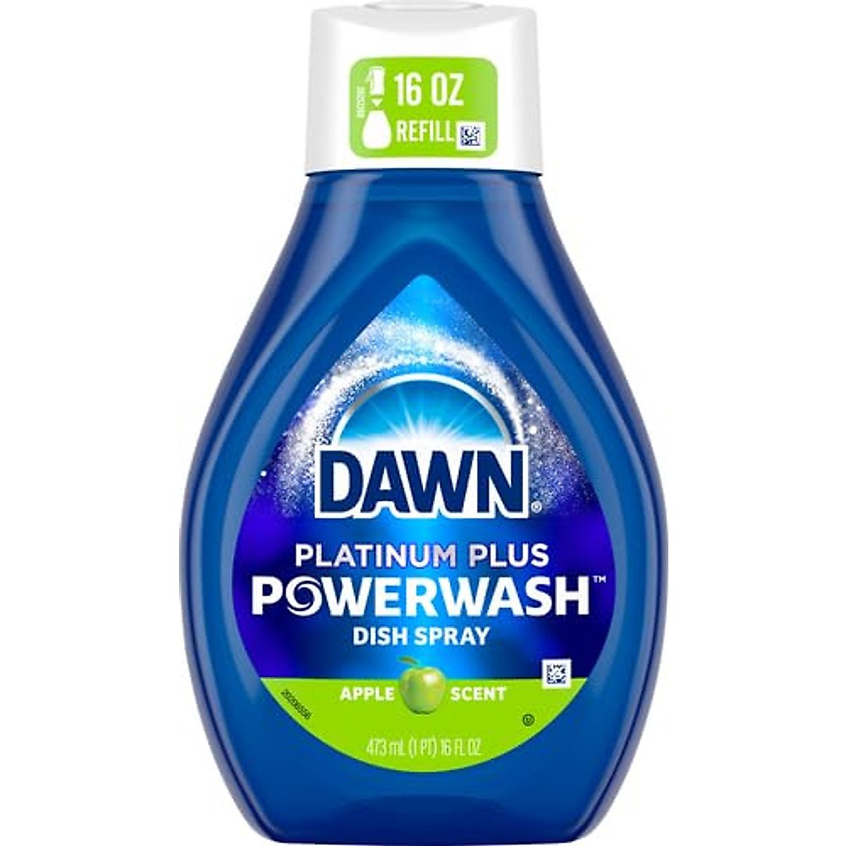 Dawn 52367 Platinum Powerwash Dish Spray Soap, Apple Scent, 16-oz. Refill
