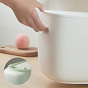 YARNOW Rice Storage Container Airtight Kitchen Grain Containers Food Storage Container with Lid for Rice Grain Sugar Flour Storage, Green