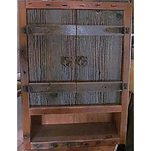 Barn Wood Over Toilet Cabinet