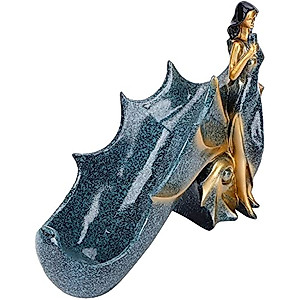 CicodonaGift Wine Bottle Holder -Belle Sea Decor Perfect for Home Kitchen Decor & Kitchen Storage Rack