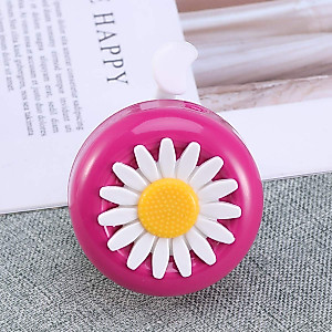 BESPORTBLE Bicycle Bell Ring for Kids Boys Girls Children Bike Bell Cute Bicycle Ring Bell Accessory (Rosy White)