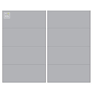 ALZIP MAT Eco Color Folder Urban, Folding Baby Play Mat Eco-Friendly Non-Toxic Non-Slip Reversible Waterproof (G (79x55 inch), Grey)