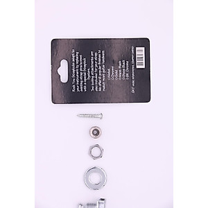 Guitar Strap Locks, Anwenk Premium Guitar Straplocks Quick Release Security Strap Locks Strap Retainer System,Silver (Pack of 2/ 1Pair)