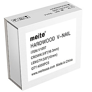 meite V1015B Nailer with 10mm Length V-Nails for Picture Frame