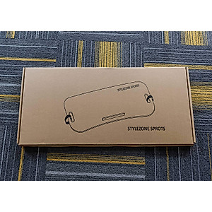 Stylezone Treadmill Laptop Computer Desk Setup Acrylic Laptop Computer iPad MacBook Book Holder and Stand on Treadmill Workstation with Protective Stop Block Curvy