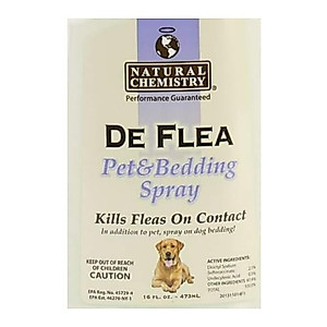 Natural Chemistry De Flea Pet and Petting Spray - 16.9 fl oz