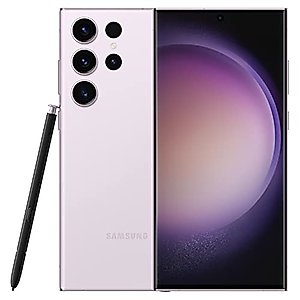 SAMSUNG Galaxy S23 Ultra Cell Phone, Factory Unlocked Android Smartphone, 512GB, 200MP Camera, Night Mode, Long Battery Life, S Pen, US Version, 2023, Lavender