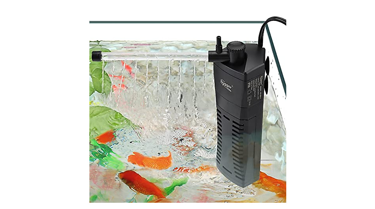 hygger Aquarium Corner Filter 85GPH for Small Fish Tanks