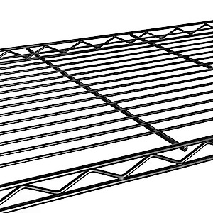 ZENY 4-Shelf Adjustable, Heavy Duty Storage Shelving Unit, Steel Organizer Wire Rack, Storage Rack with Leveling Feet for Kitchen Office Garage