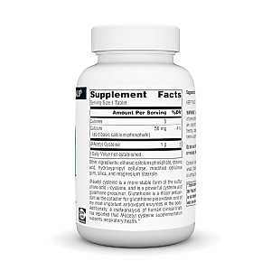 Source Naturals N-Acetyl Cysteine Antioxidant Support 1000 mg Dietary Supplement That Supports Respiratory Health* - 60 Tablets