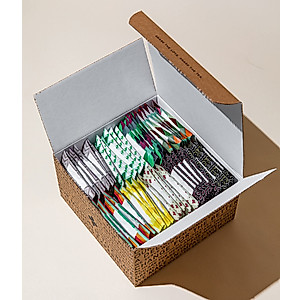 Art of Tea | Assorted Tea Bags Sampler Caffeinated and Non-Caffeinated | 50 Eco Friendly Pyramid Tea Bag Sachets