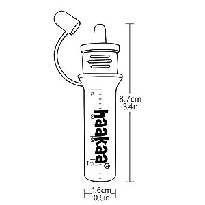 haakaa Colostrum Collector Syringes for Breastmilk Collector for Breastfeeding Moms to Collect Store and Feed Colostrum, 0.1oz/4ml, 2pcs