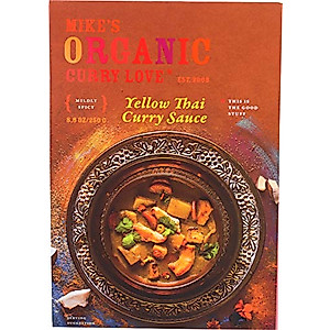 Curry Love, Organic Yellow Thai Curry Sauce, 8.8 Ounce
