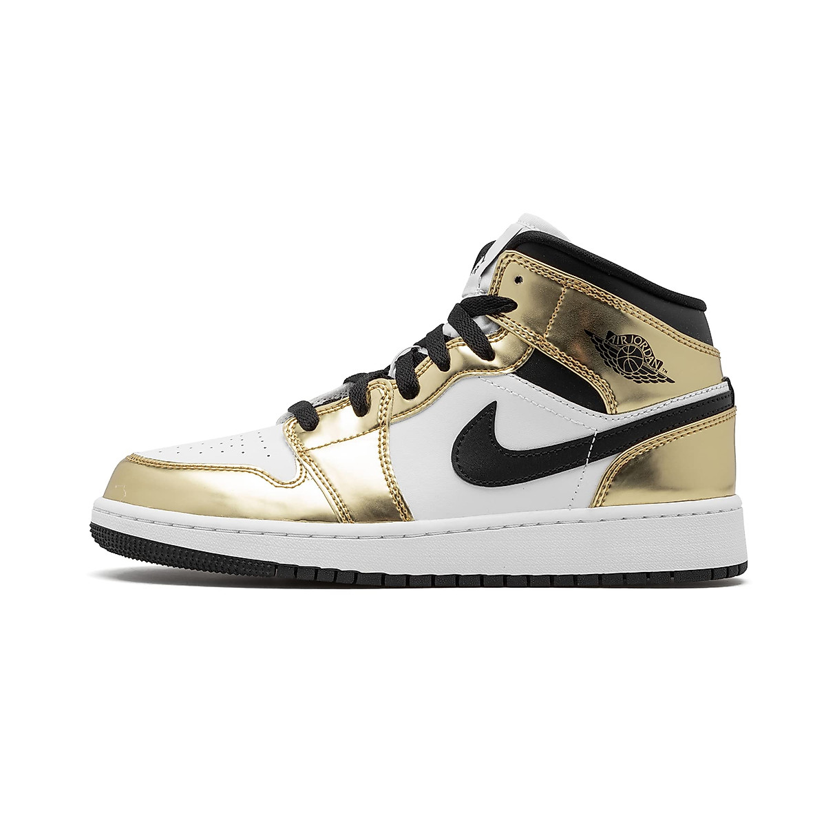 Jordan Youth Air 1 Mid SE GS DC1420 700 Metallic Gold - Size 6.5Y