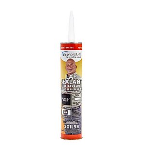 Dicor 501LSB-1 HAPS-Free Self-Leveling Lap Sealant for horizontal surfaces - 10.3 Oz, Black, Secure, Ideal for RV Roofing, Maintenance, Repair, Appliance Application