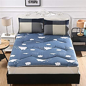 Soft Comfortable Tatami Mattress,Traditional Japanese Futon Mattresses,Double Single Mattress Pad Student Dormitory A Twin:35x79inch