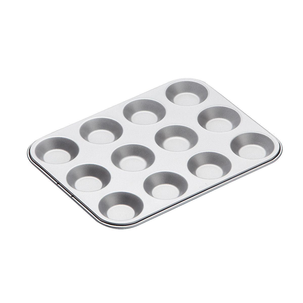 KitchenCraft Non Stick Muffin Tin/Mince Pie Baking Tray, 12 Holes, 31.5 x 24 cm