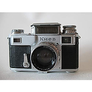 KIEV-3 Soviet Contax copy camera 35mm Arsenal Manual #524496 lens Jupiter-8