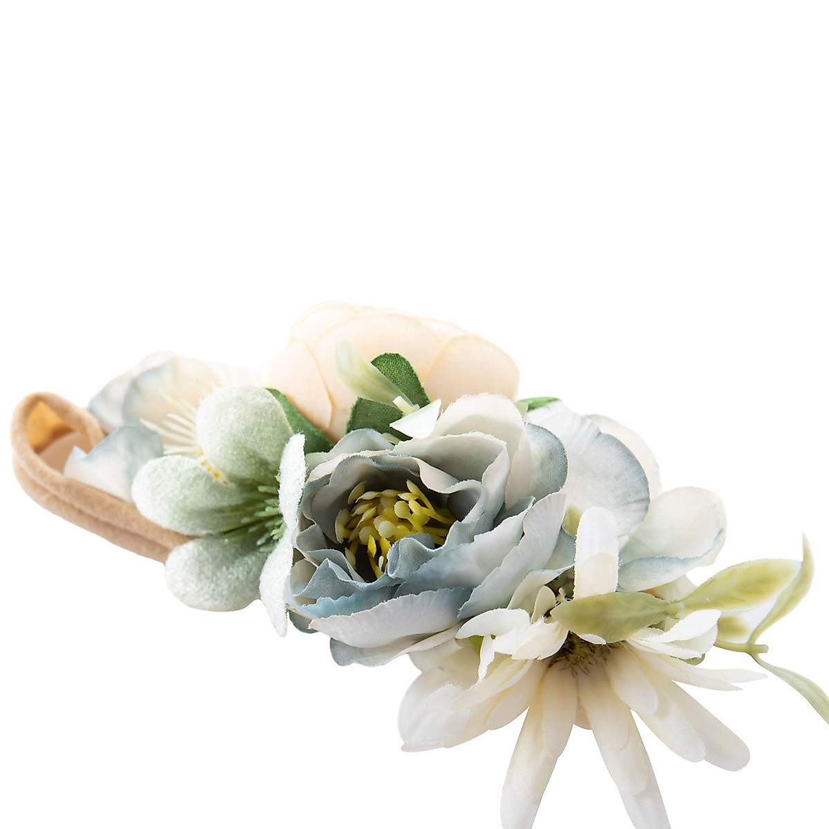 Baby Girl Floral Headbands Flower Crown Newborn Infant Toddler Headwrap Turban Hair Accessories