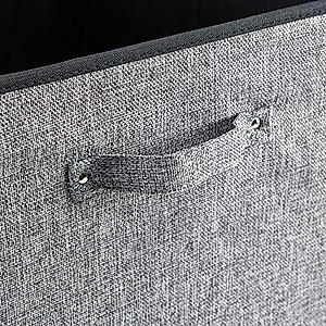 Onlycube Foldable Fabric Storage Bins 13x15x13 inch for Cube Organizer, Collapsible Basket Box Organizer for Shelves and Closet, 4Pack, Grey