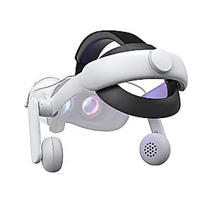 KIWI design Headphone Head Strap Compatible with Quest 2 Accessories, Comfort On-Ear Audio Elite Strap Replacement for Enhanced Sound Effects and Increased Immersion in VR (Head Strap Included)