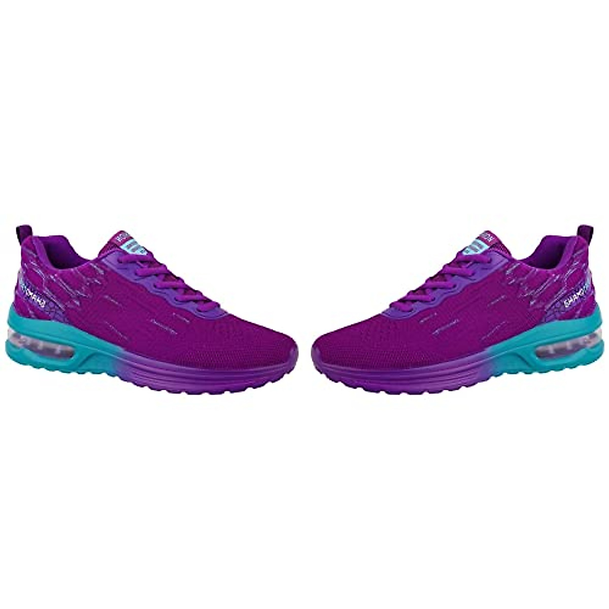 Fashion Loonyx - Women's Athletic Sport Shoes Comfort Casual Sneakers for Ladies, Purple Running Shoes with Arch Support Women, Perfect for Tennis and Everyday Wear