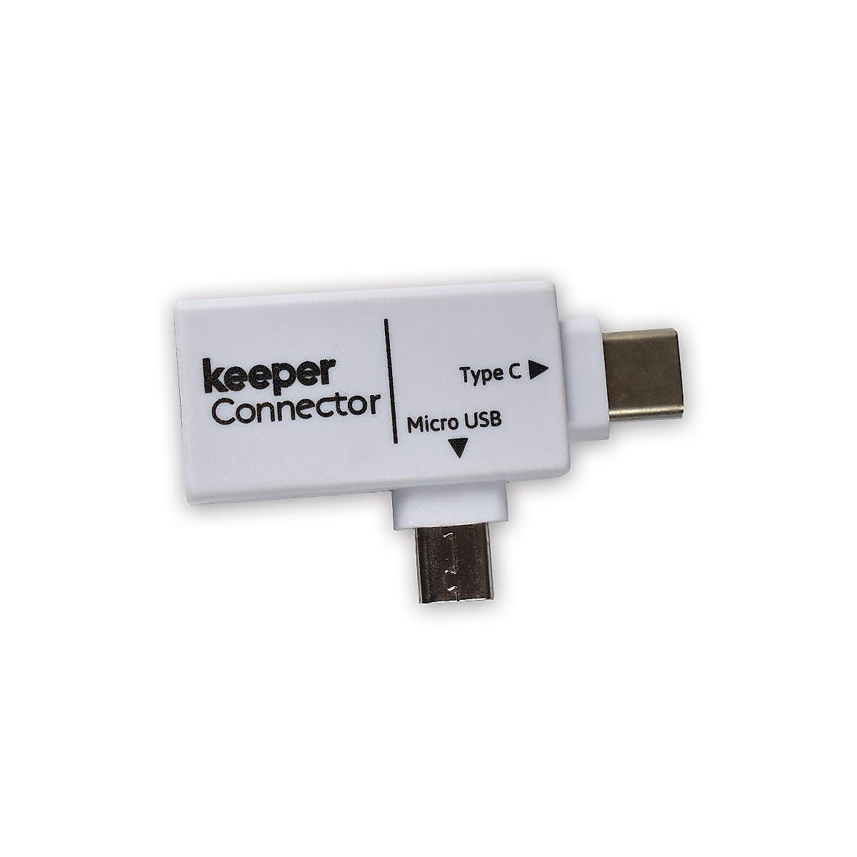 Picture Keeper Connector Portable Micro USB to USB C Adapter for Android Smartphones and Tablets
