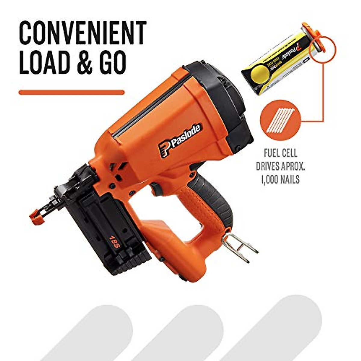 Paslode, Universal Short Yellow Trim Fuel, 816007, For Paslode Finish and Brad Nailers, 2 Pack