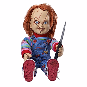 Spirit Halloween 2 Ft Talking Chucky Doll | Officially Licensed